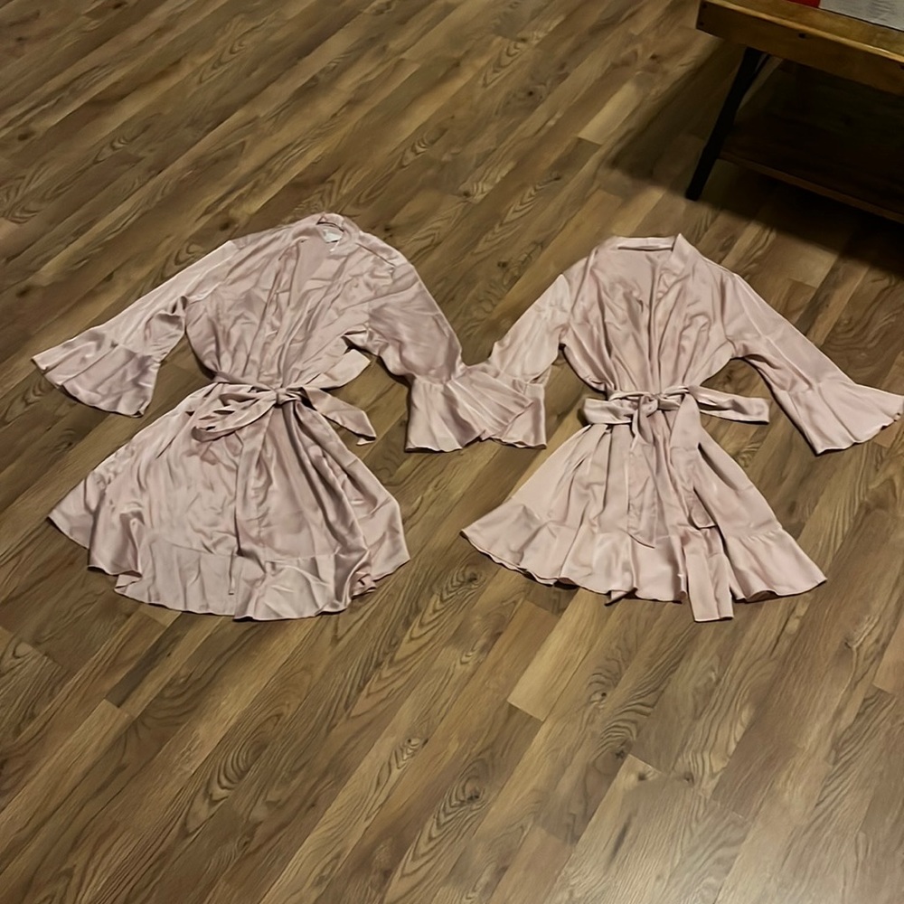 Pink Satin Robes - Gem